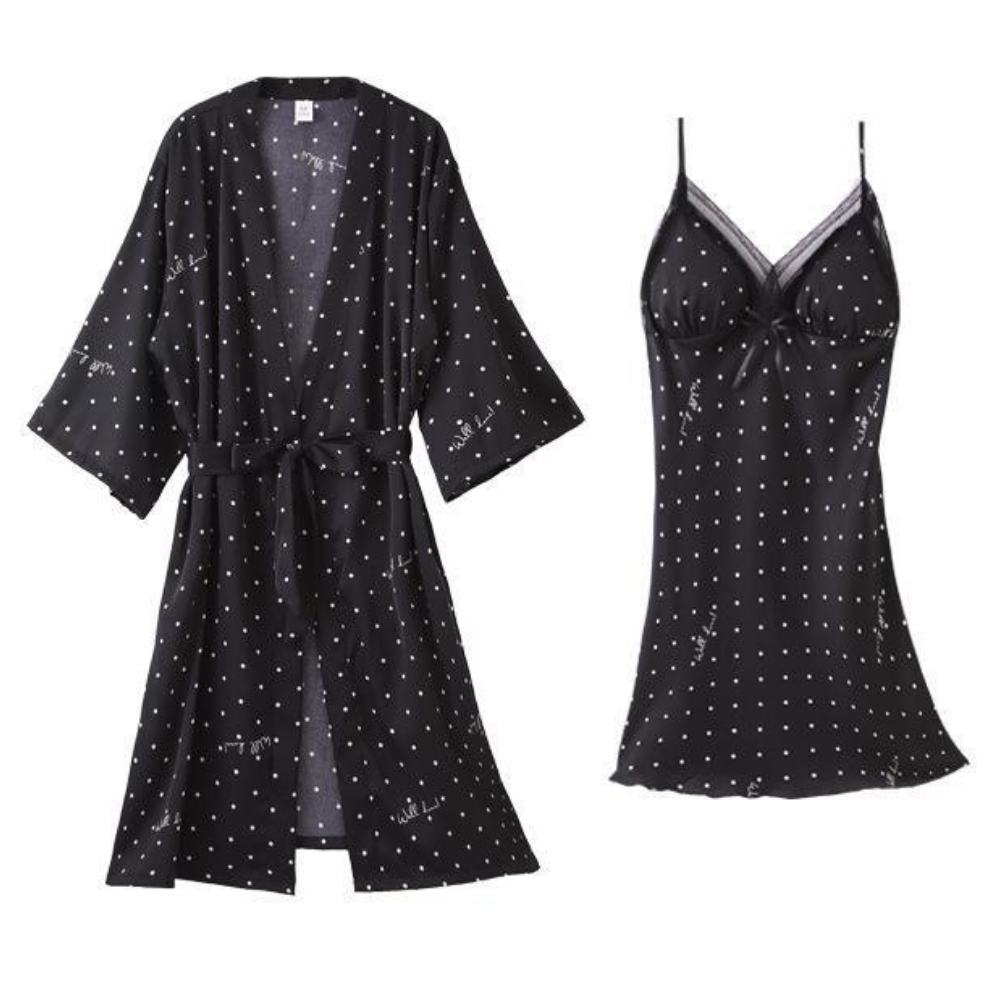 Camisola com Robe Cozy – Conforto e Elegância – Donna Delux